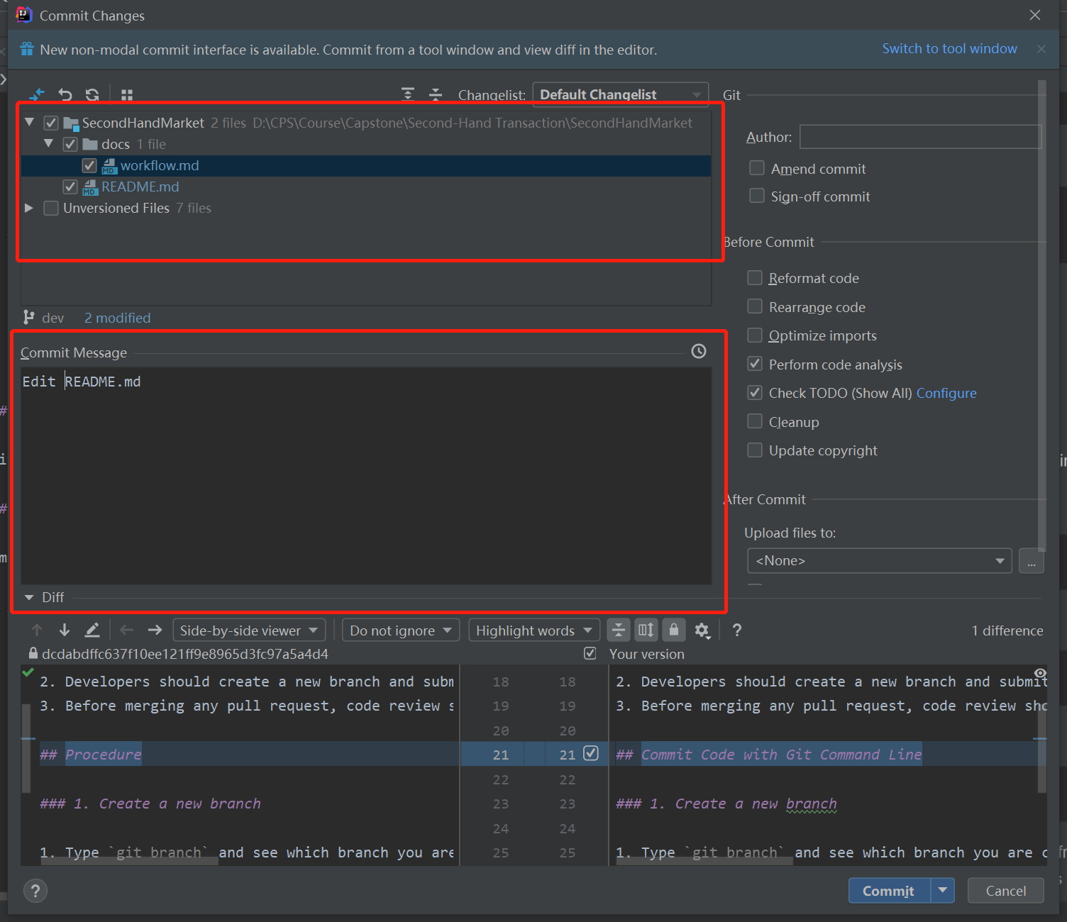  HOW TO Committing Code Using Intellij IDEA Birkhoff Tech Blog
